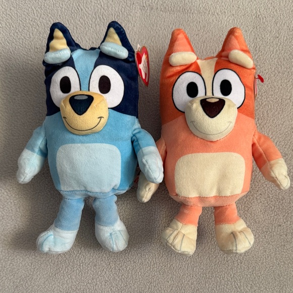 Beanie Babies | Toys | Ty Beanie Babies Bluey And Bingo Plush Toy Set ...
